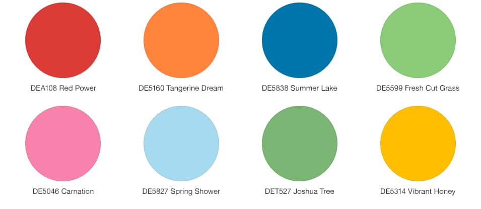 Spring Forward! 2018 Trending Color Palettes